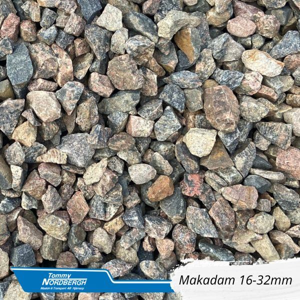Makadam 16-32mm | Tommy Nordbergh Maskin & Transport AB
